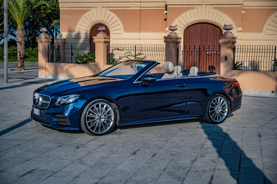 Mercedes Classe E Cabrio Blu - Classic Car Gambino